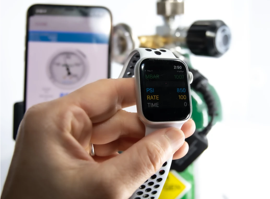 Aithre Altus Meso Portable Oxygen Tank Pressure Monitor - With iOS App ...